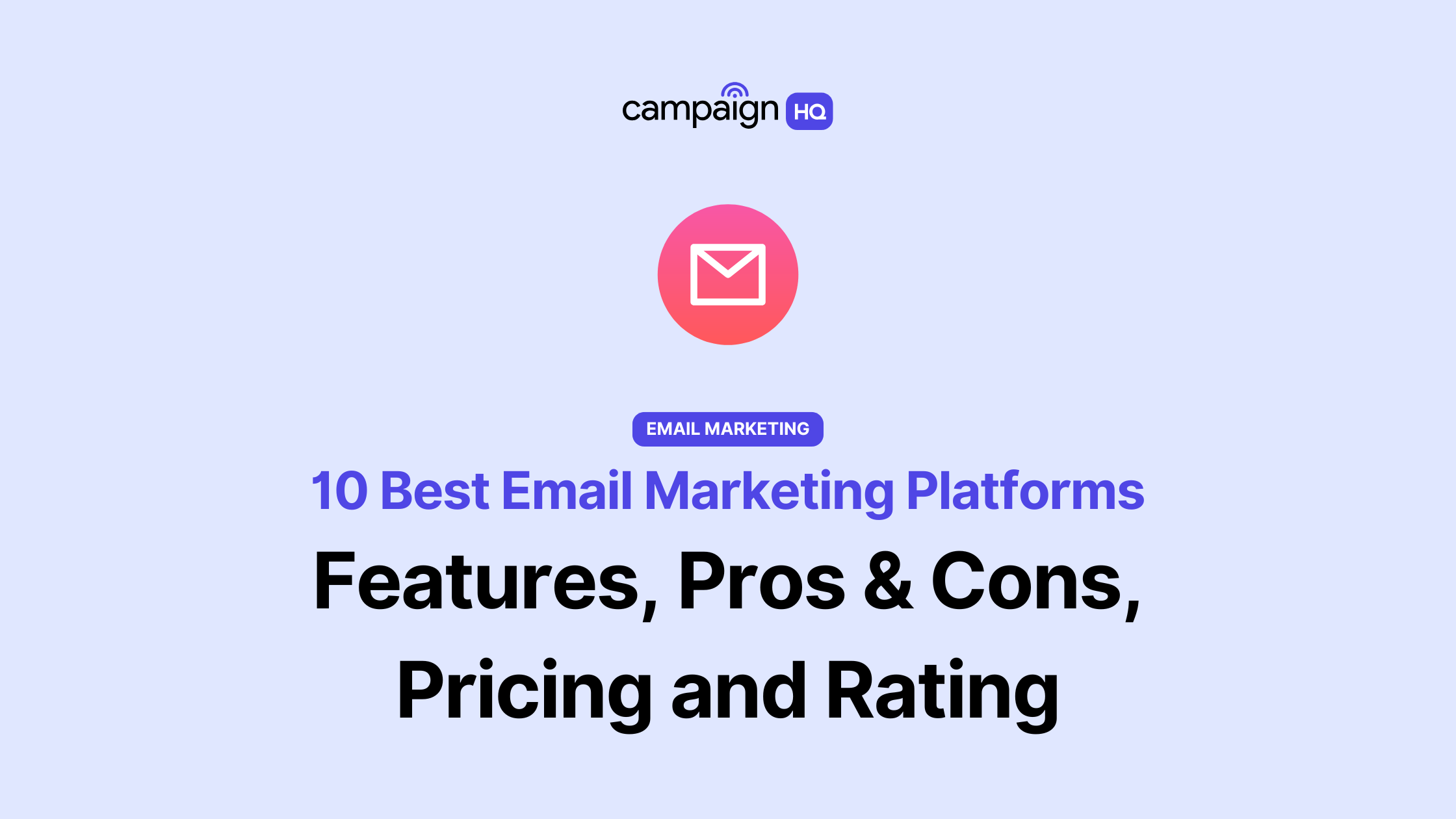 10 Best Email Marketing Platforms for 2025