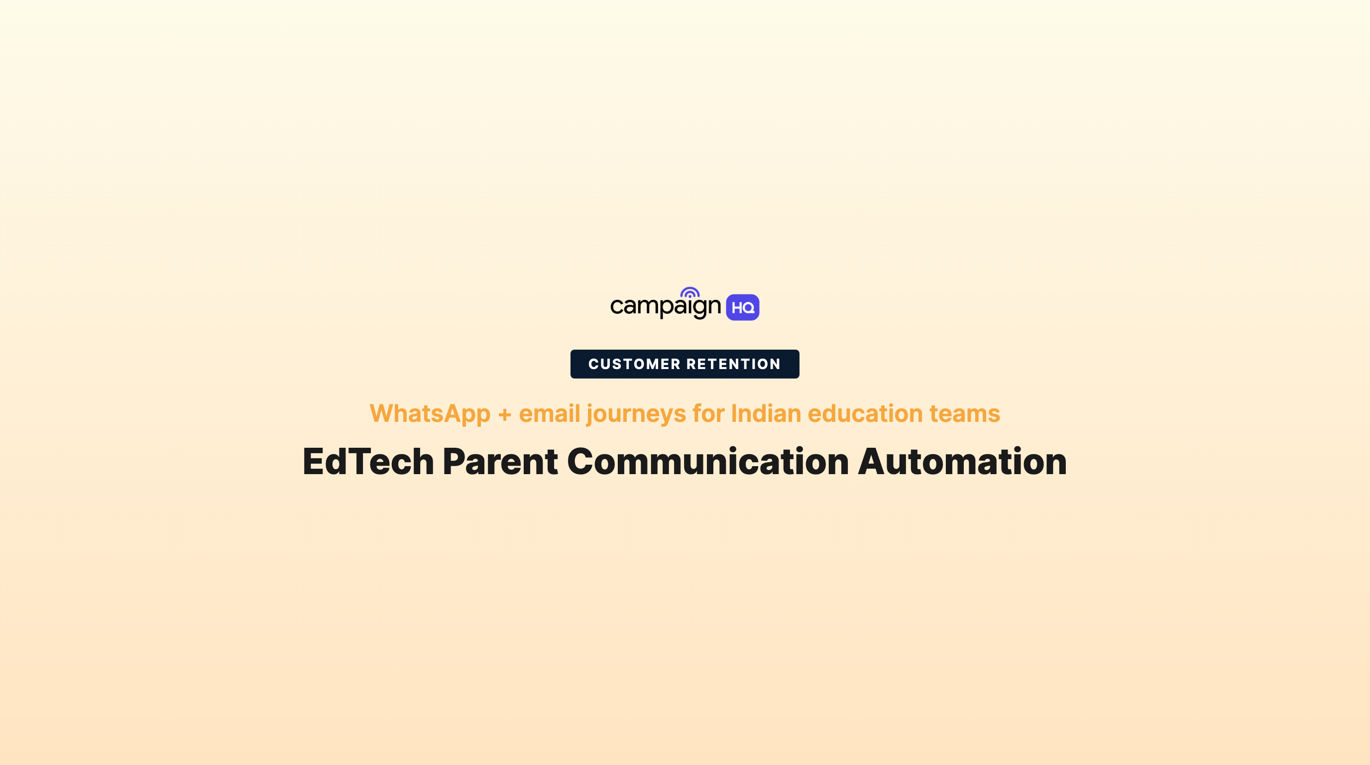 EdTech Parent Communication Automation in India: WhatsApp + Email ...